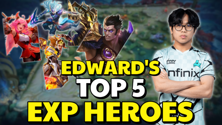 Top 5 EXP Lane Heroes According to Edward of Aurora Gaming